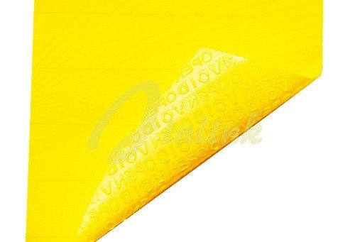 Non Residue Tamper Evident Security VOID Label Material,Non residue tamper proof void open label material