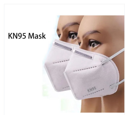 5ply Foldable Kn95 Mask Stock 50000pcs With CE & FDA Certificate No Irritation
