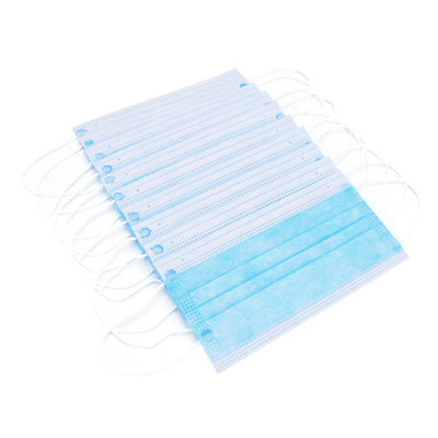 Non Woven Elastic Disposable Earloop Face Mask , Anti-flu Disposable Mouth Mask