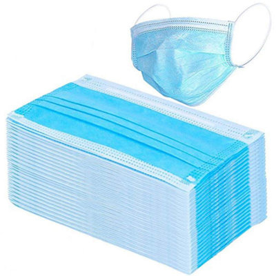 Anti Pollution 3ply Disposable Earloop Face Mask , EO Sterile Disposable Dust Masks