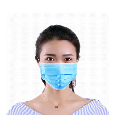 Pm2.5 3 Ply Disposable Surgical Mask ISO13485 In Stock Dust Prevention