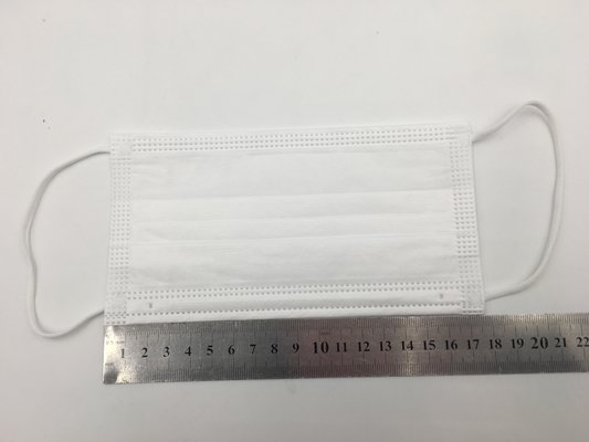 Excellent Pollution Filtration Disposable Surgical Mask , Adult Surgical Mouth Mask