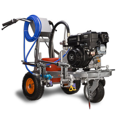 Straight Line Making Plastic Racetrack Plastic Track Road line Marking Machine Introduction
