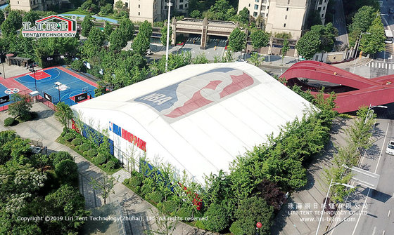 35m Outdoor Aluminum Structure Arch Sport Basketball Court Tent