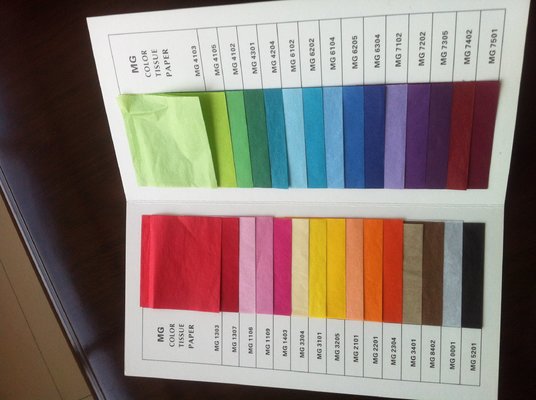 MF/MG Colour Tissue paper supplier