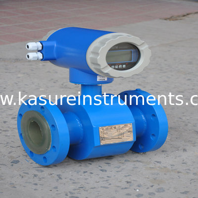integrate type sewage flow meter with rubber lining flanged connection