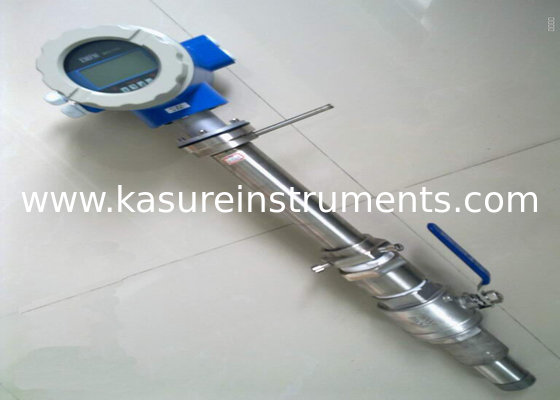 insertion inserted type sewage flow meter welding connection no ball valve