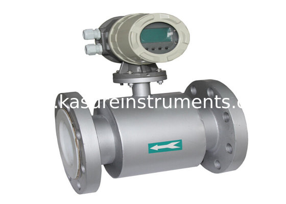 remote type milk flow meter with PTFE lining wafer connection