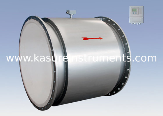 remote type sewage flow meter with PTFE lining flanged connection