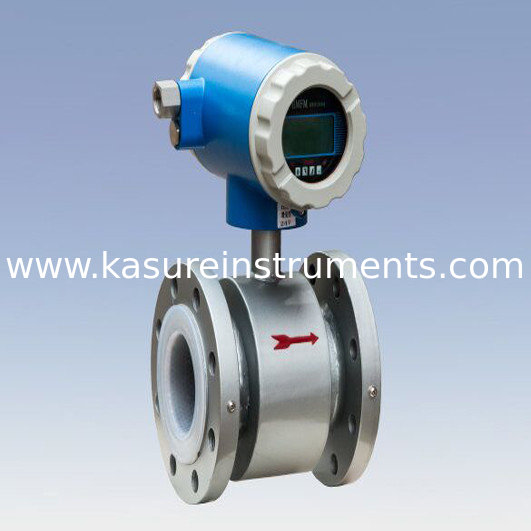 integrate type sewage flow meter with PTFE lining flanged connection