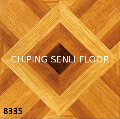 Indoor 8mm 10.5mm 12mm EIR surface HDF ac4 shining parquet floor