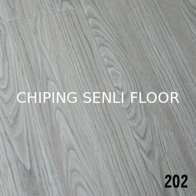 AC4 12mm HDF Coffee Hand scraped surface Hickory Laminate Flooring