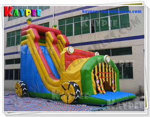 China Car house Slide Inflatable active slide PVC Tarpaulin slide Inflatable slide Game KSL072 supplier