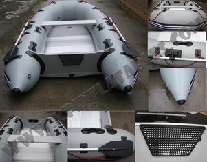 China High quality inflatable motor boat with air floor supplier