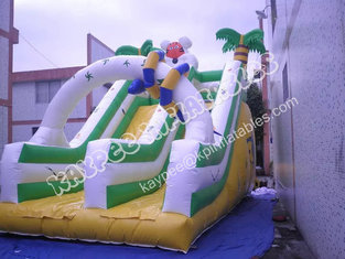 China Hot Inflatable Jungle slide, ,Inflatable Tiger slide,standard slide supplier
