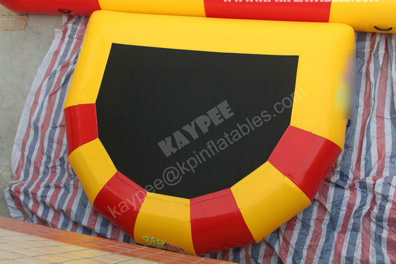 D shape water trampolin,half moon water trampolinme, jumper trampoline supplier