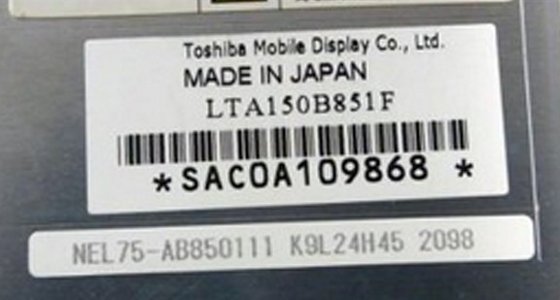 toshiba LTM08C360S，LTM10C042，LTM10C306，LTM10C321N，LTM11C307，LTM121SET01，LTM121SS-105，LTM12C275C supplier
