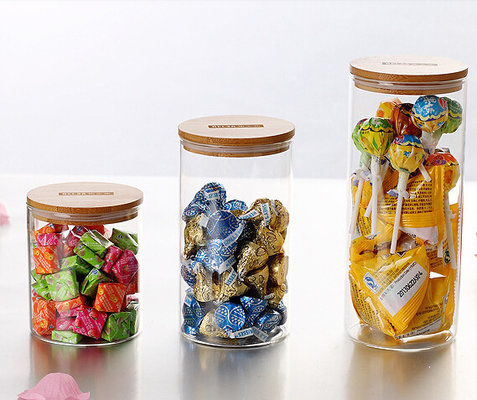 Home use Glass Storages with lid
