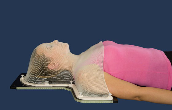 2.4mm S-Shaped HeadNeck-Shoulders Mask / Type-S Head-Neck-Shoulders Mask / Radiotherapy Thermoplastic Mask