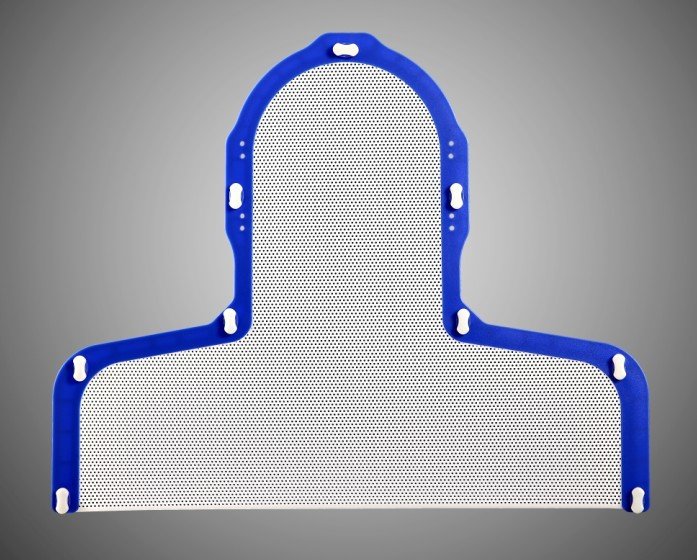 2.4mm S-Shaped HeadNeck-Shoulders Mask / Type-S Head-Neck-Shoulders Mask / Radiotherapy Thermoplastic Mask