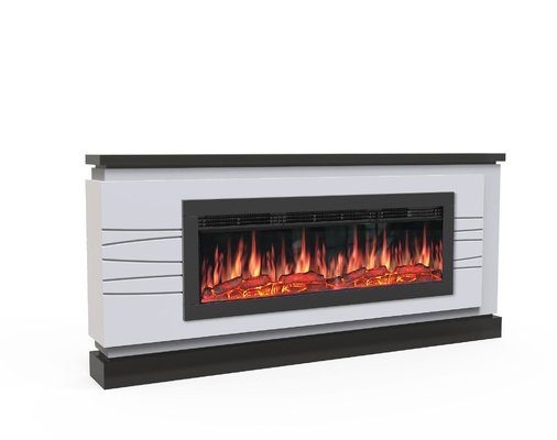 2 sides electric fireplace LED patented flame effect double face fire supplier