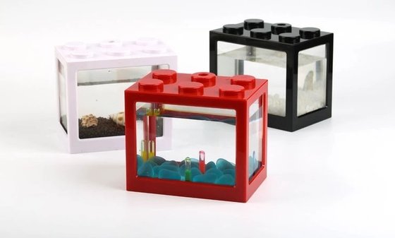 Hot sell new style home decorations small fish tank float glass fish tank aquarium