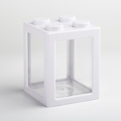 2020 New Product Lego Design Led Aquarium Plastic Fish Tank Wholesale