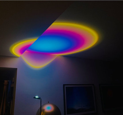 Factory supply sunset lamp USB night light led projector sun sunset rainbow lamp with custom logo