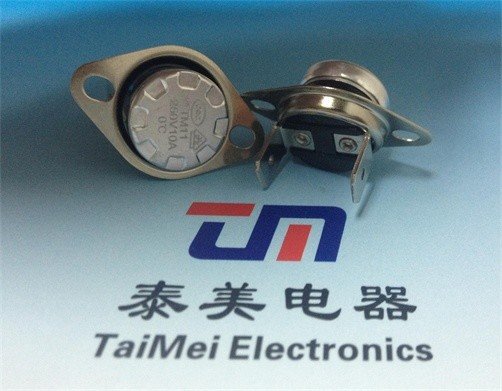 10A 250VAC Ceramic Thermo Disc Thermostat With Loose Bracket