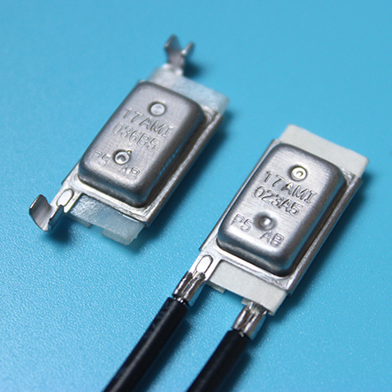 free samples 95C 17AM water pump motor thermal protector thermal cut off  250V/5A 50--180C UL VDE RoHS