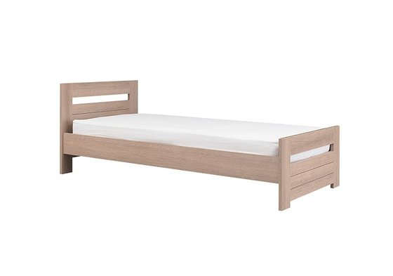 modern single bed pine wood