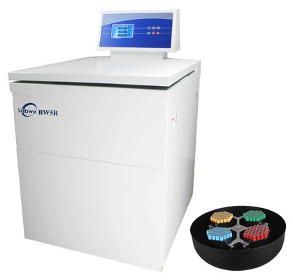 0 - 5000RPM 4*1000ml  Refrigerated Centrifuge BW5R Adjustable RCF Range For Lab