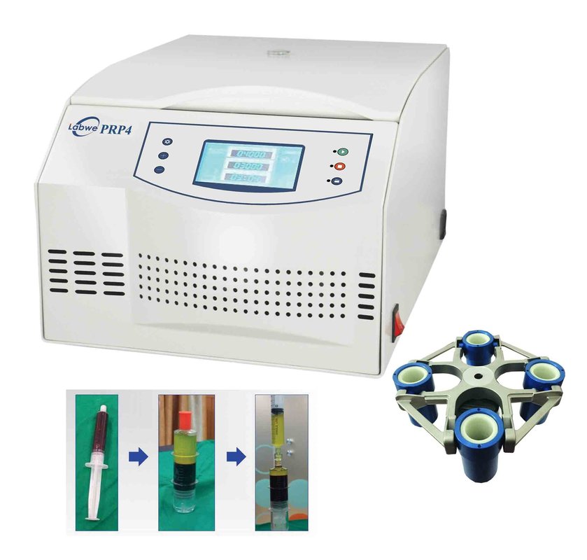 Colorful LCD Display PRP Centrifuge Device Low Noise With Microprocessor Control