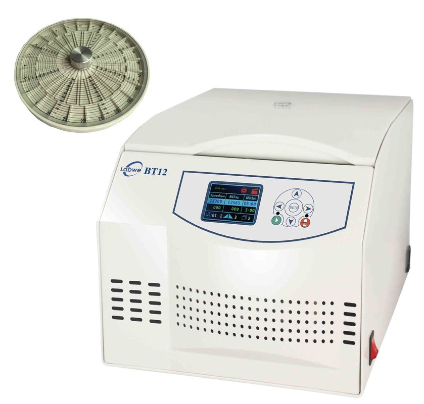 Laboratory Hematocrit Centrifuge Machine BT12 1 - 99 Minutes Adjustable Time Range