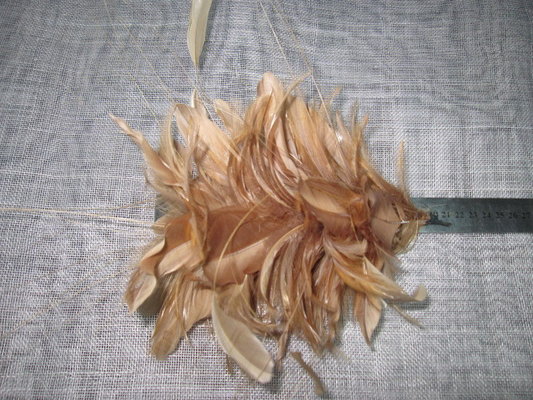 White Feather Bridal Flower Fascinator