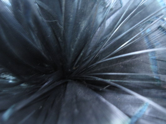 Black Stripe Peacock Feather Flower Fascinator For Hat , Party Decorative Dance
