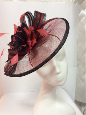 Brown Summer Ladies Fascinator Hats / ladies dress hats with headband