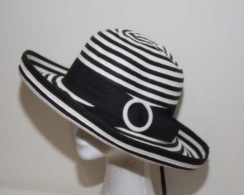 Fashion Ribbon Braid Hats With Buckle Trimming, Cool Woven Paper Soft Ladies' Casual Hats