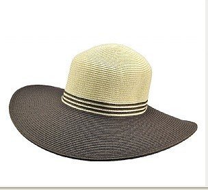 Protective Paper Fedora Hats For Women , Fashion Floppy Paper Braid Hats For Beach
