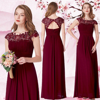 Bridesmaid Red And Black Prom Dresses