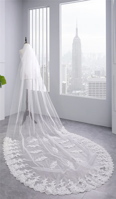 Cotton Delicate Bridal Gown Accessories Wedding Dress Veil For Decoration