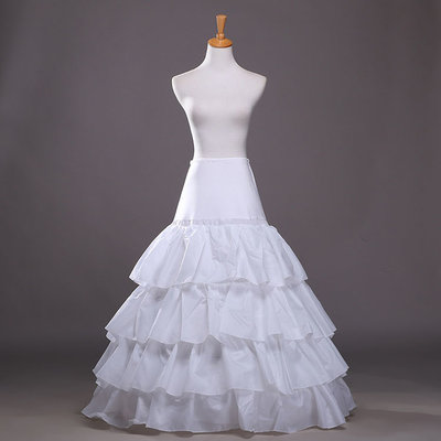 Puffy Bridal Gown Accessories Full Length Underskirt For Weldding Dress