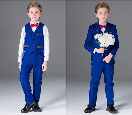 Fashionable Kids Ring Bearer Suits For Formal Prom Party Comfortable To Wear