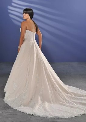 Pre Spring Succinct Wedding Dress Strapless Design Wedding Dress