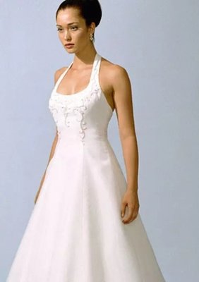 Beautiful Luxury A Line Style Wedding Dresses For Girls Color Optional