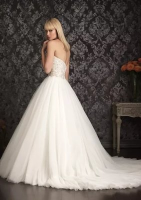 Satin Fashion Ball Gown Style Wedding Dresses For Bridals And Womans