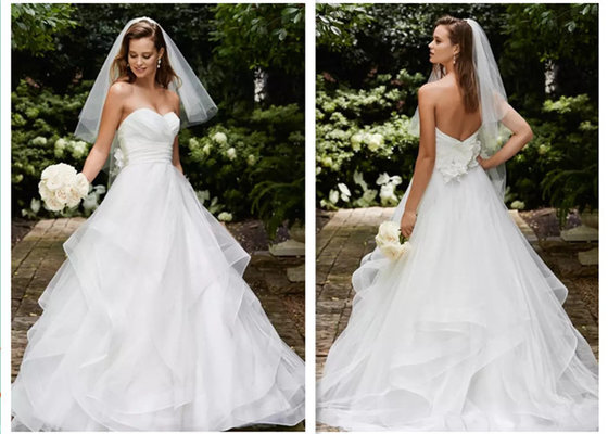 Lovely Elegant Ball Gown Style Wedding Dresses With The Graceful Shoulder