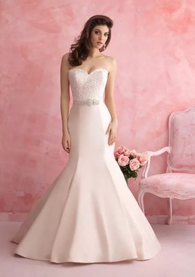 Beautiful Vintage Mermaid Tail Wedding Dress For Fitted Girls Appliqued Technics