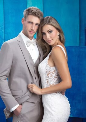 Tulle Sleeveless Mermaid Wedding Dress Long Straps CZ Diamond Decoration