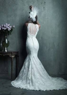 Sweetheart Trumpet Mermaid Tail Wedding Dress Showing Elegant Temperament